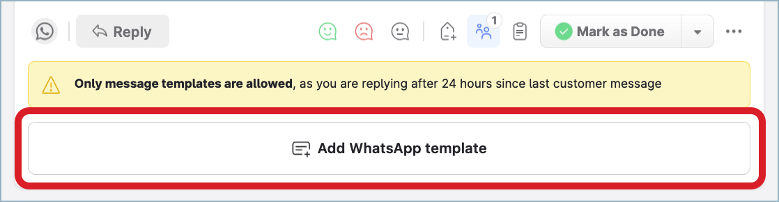 Use WhatsApp Templates in Community