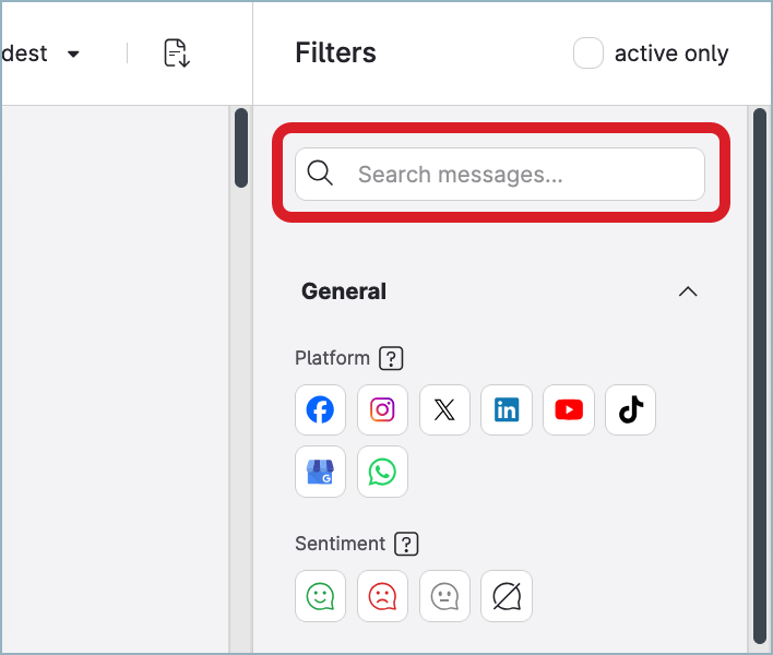 Community Inbox Filters