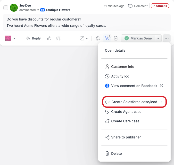 Create a Salesforce Case or Lead from Community
