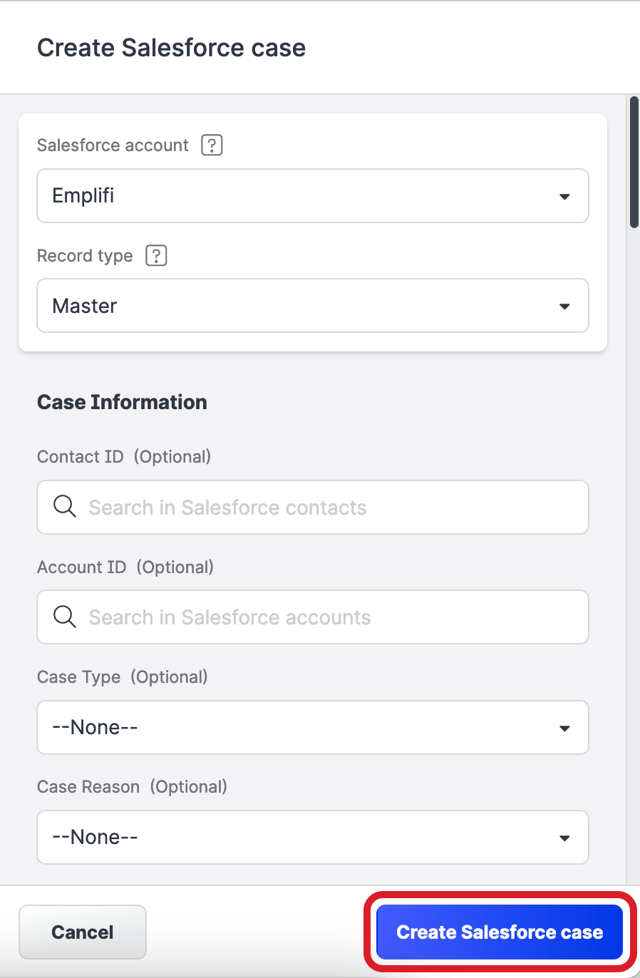 Create a Salesforce Case or Lead from Community