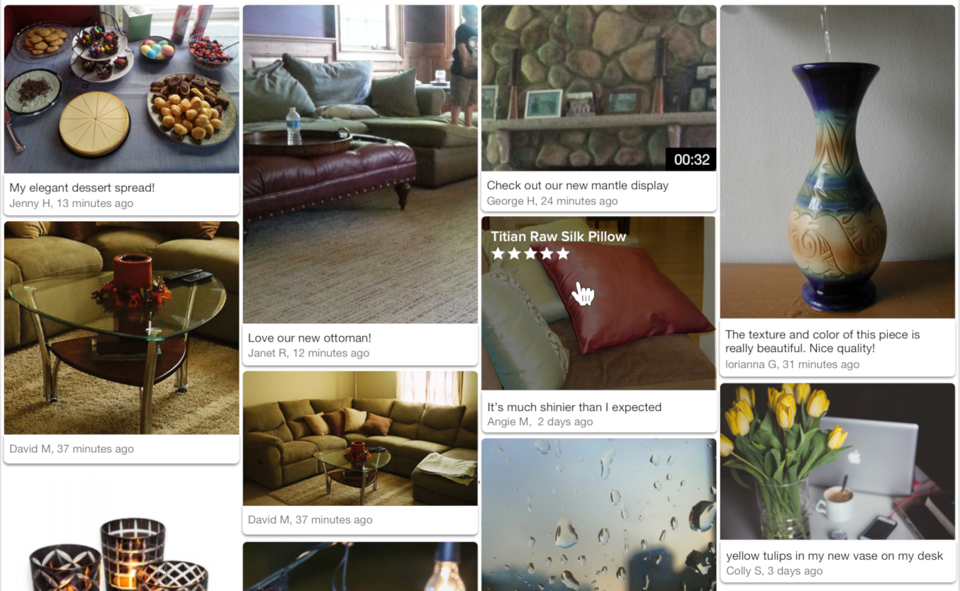Visual Content Pinboard