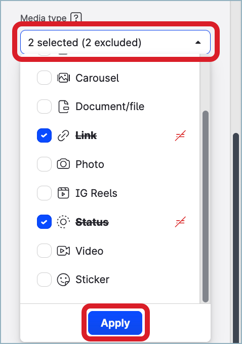 Set Up Filters in Community Feeds