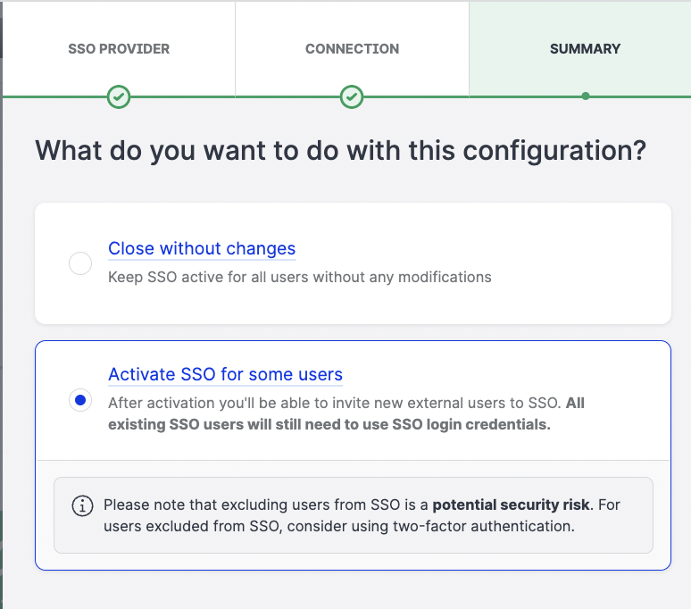 Single Sign-on (SSO) Self Service Guide