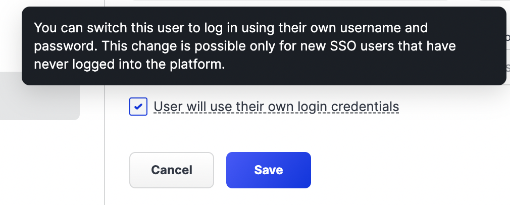 Single Sign-on (SSO) Self Service Guide