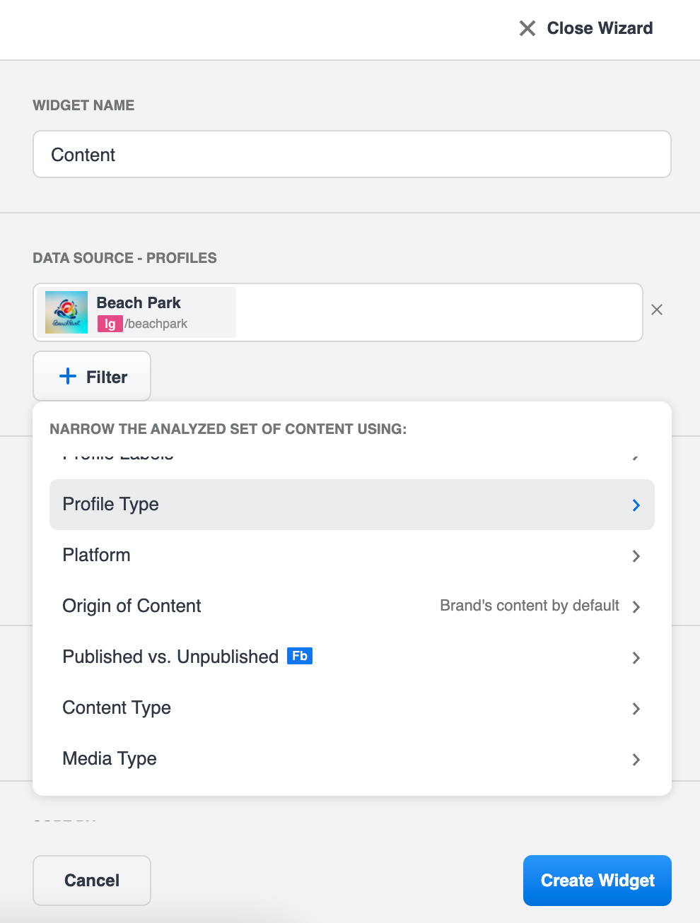 Customize your Content Analysis with the Flexible Content Widget