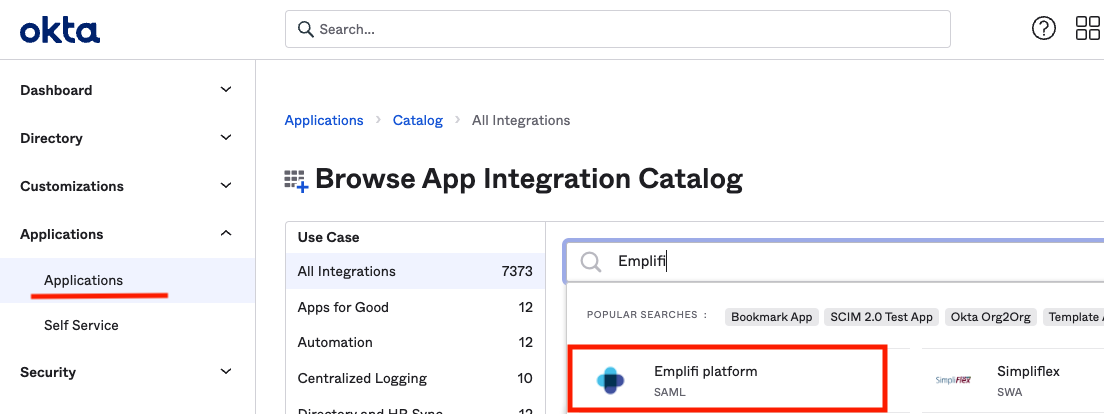 Setting up Emplifi SSO with Catalog Login Providers