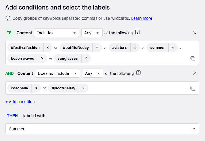 Automate Labeling with Rules